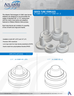 Product Cut Sheets – Atlantis Technologies, LLC.